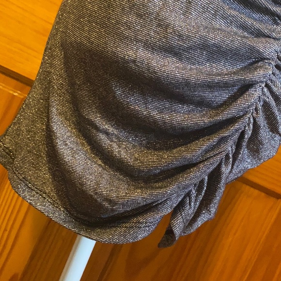 Allen B. By Allen Schwartz | Dresses | Allen B Scrunched Dress Metallic ...